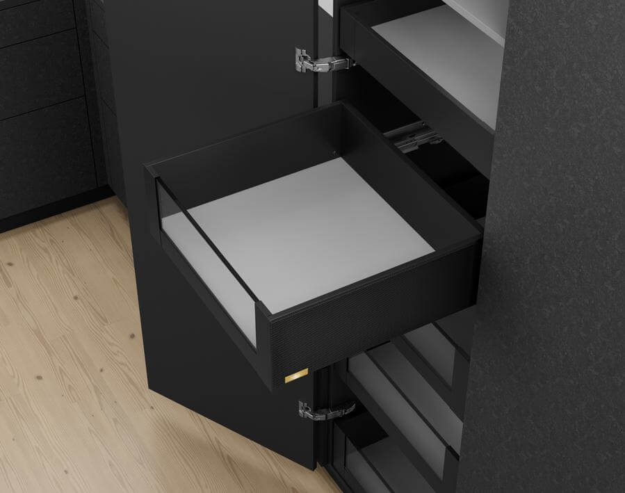 BLUM Legrabox Innenlade G - Carbonschwarz, H: C