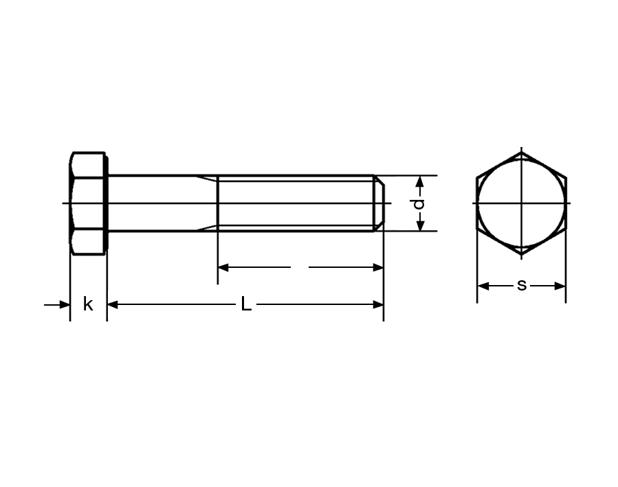 Sechskantschrauben DIN 931 | M12 x 70 | A2 | Edelstahl A2 | 30 | DIN ...