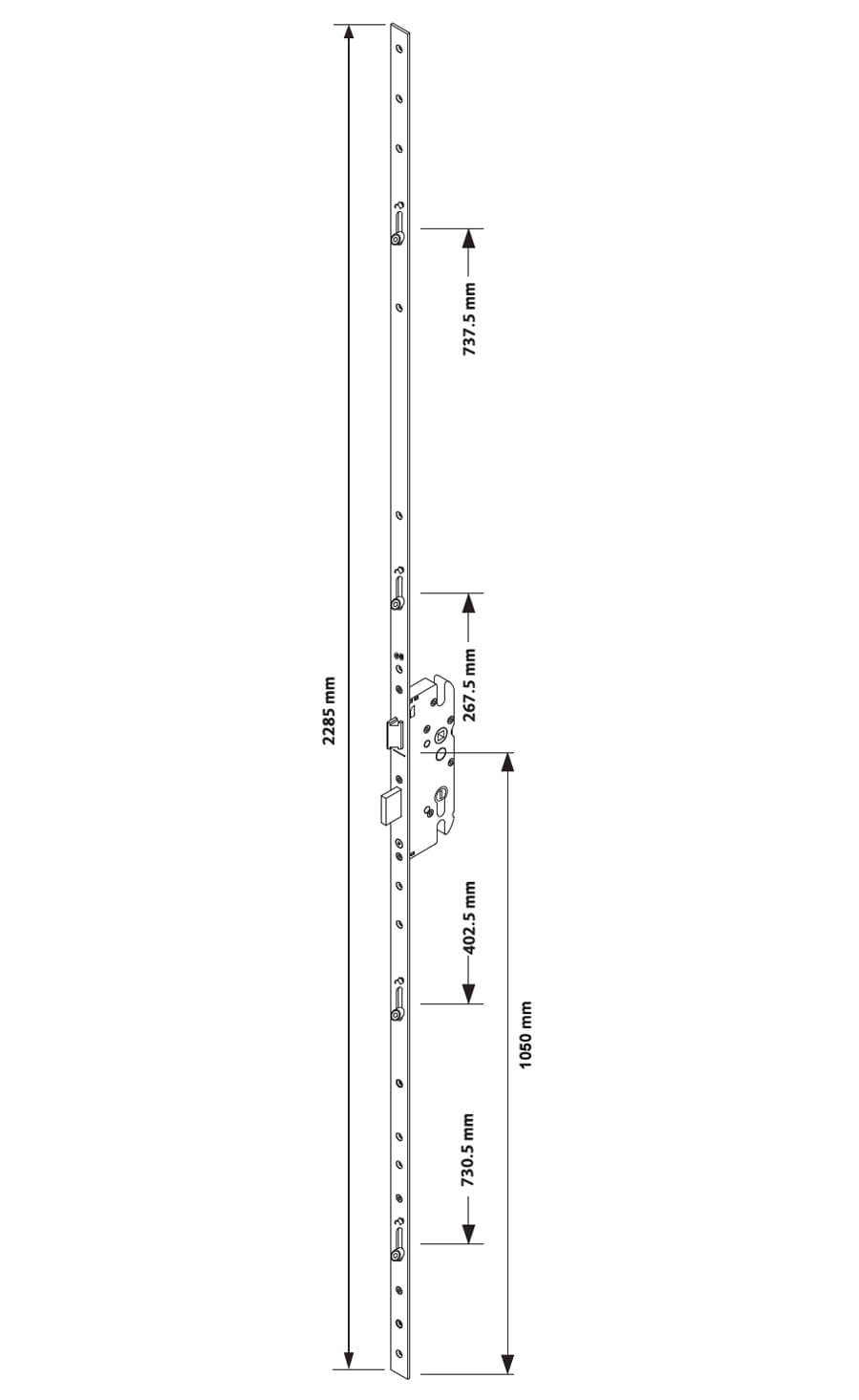Mehrfachverriegelung SECURY Automatic - GU BKS