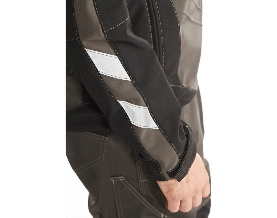 MASCOT Soft Shell Jacke UNIQUE rot/schwarz