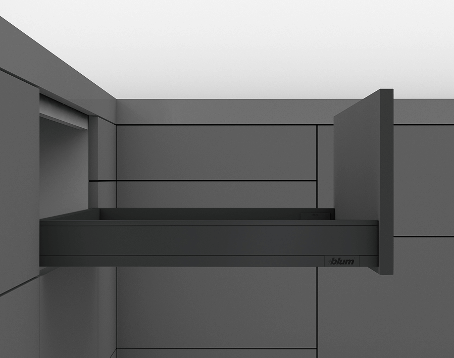 Legrabox - Höhe N - Carbonschwarz matt | 550 | Anschrauben | 70 | Set ...