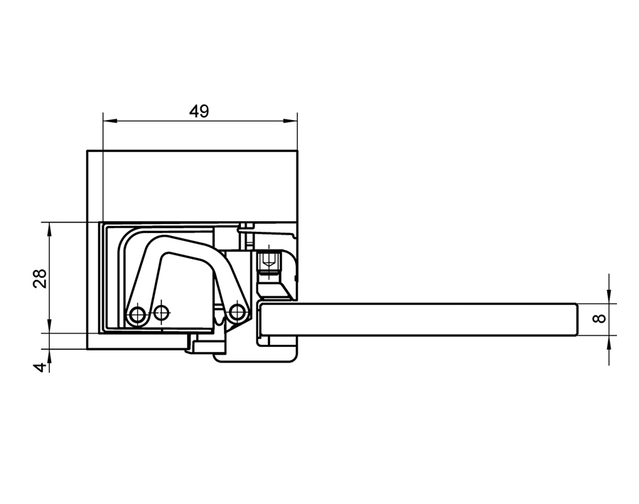 TECTUS Glas Band - Unsichtbares Türscharnier von SIMONSWERK