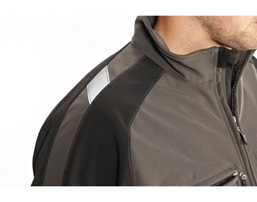 MASCOT Soft Shell Jacke UNIQUE rot/schwarz