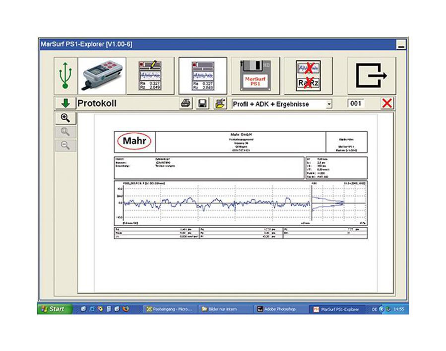 Software für Mahr Rauheitsmessgeräte MarSurf | 3048720005
