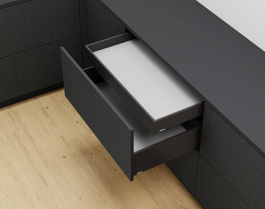 BLUM Legrabox Innenlade M - Carbonschwarz matt