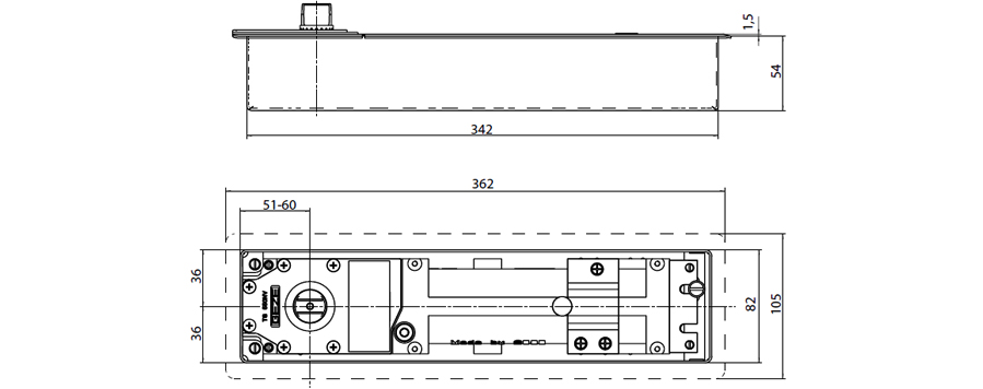 GEZE TS 550 NV Bodentürschließer | Schnell geliefert